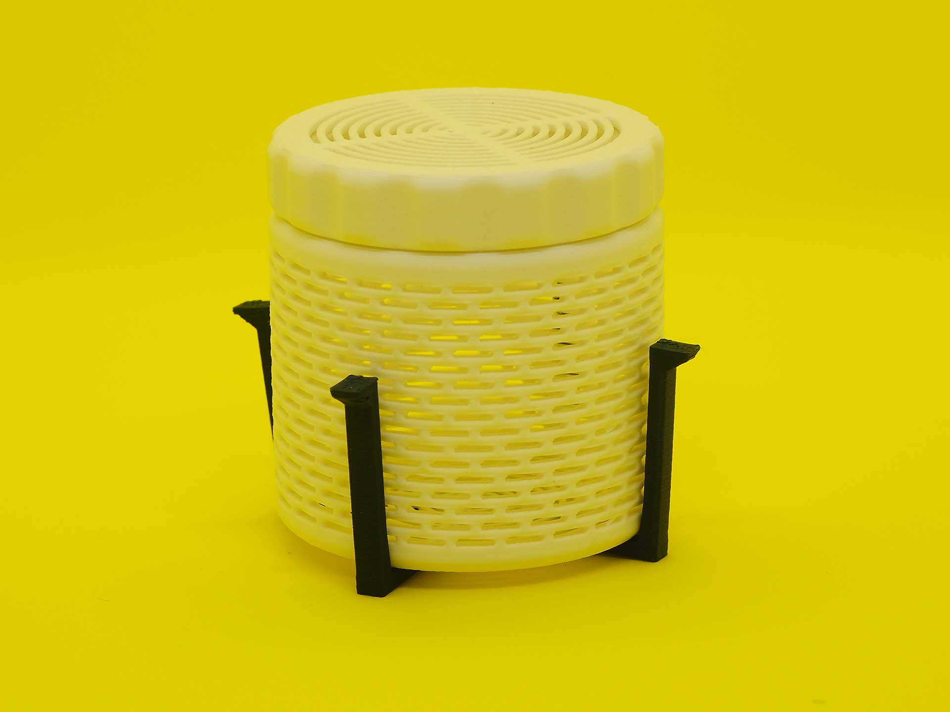 Mounting fixture for silica gel container inside Bambu Lab spool. by ...
