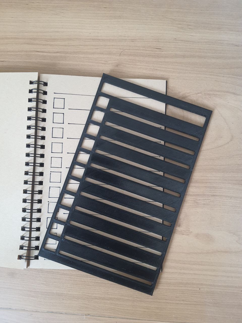 Notes template To Do by A3J Print | Download free STL model ...