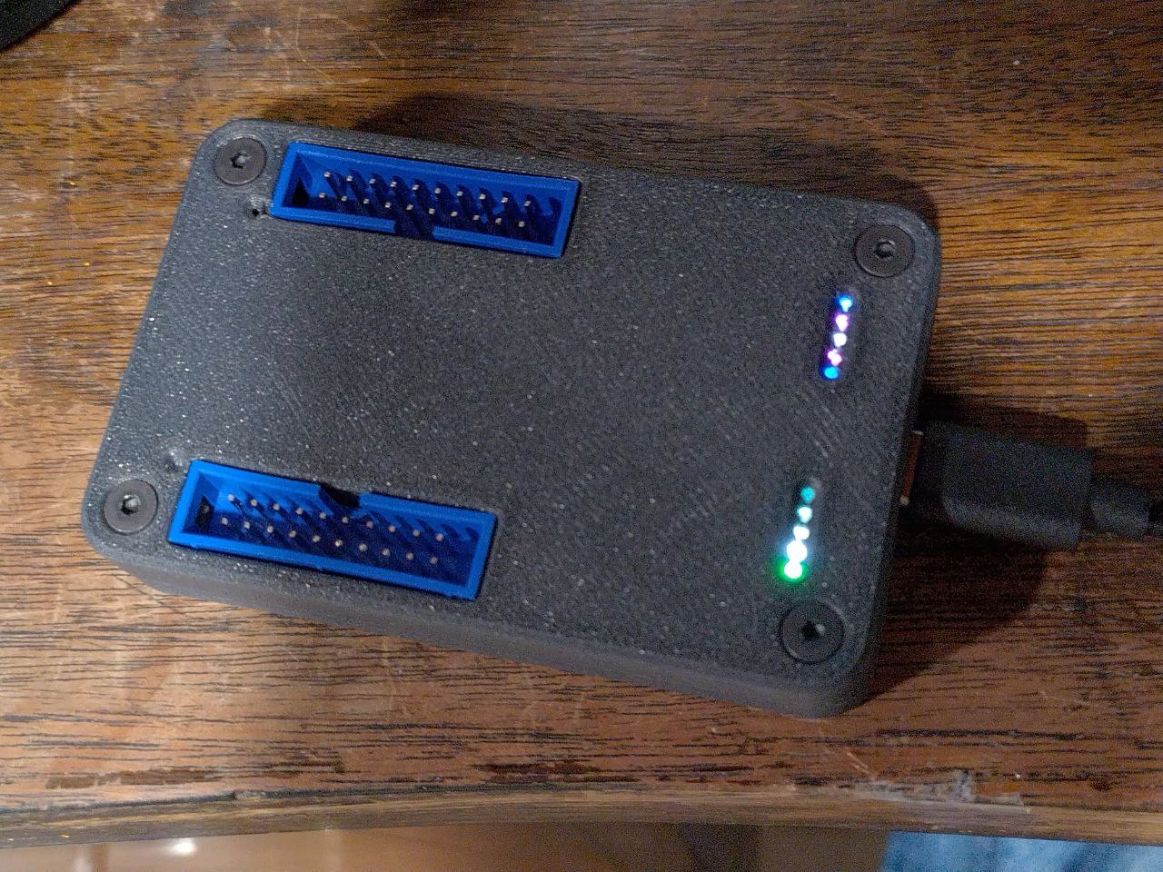 3D printed case for the Glasgow Interface Explorer by cyborgar ...