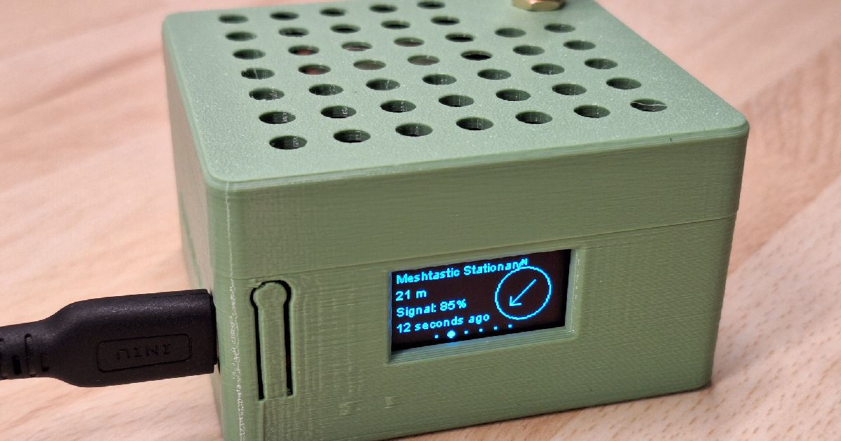 Meshtastic Heltec V3 housing with space for GPS and battery by HD ...