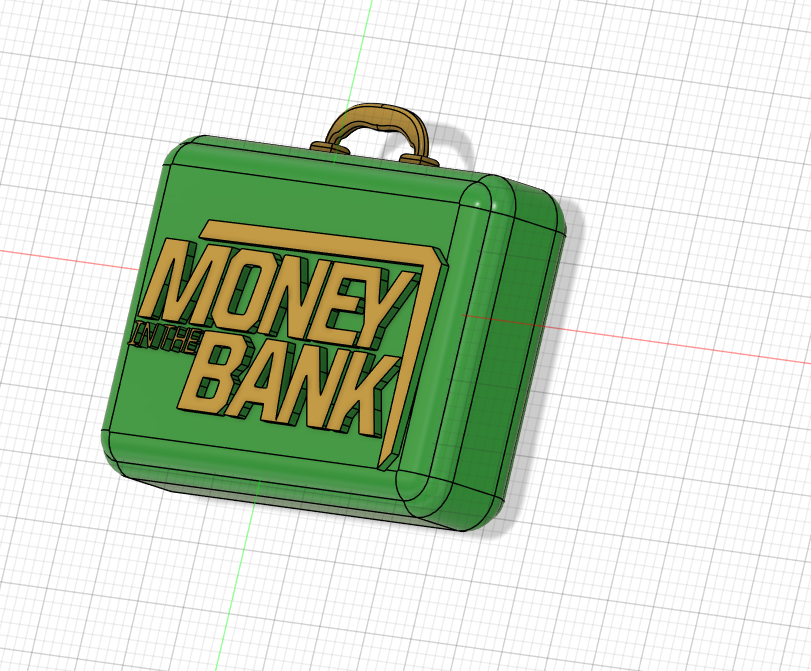 WWE Money in the Bank Briefcase (MITB Action Figure Scale) by Kyrillian ...