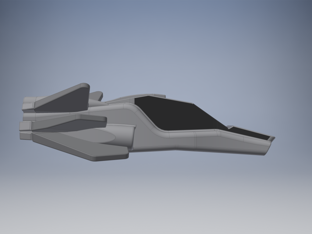 Sci-fi spaceship toy No.3 by hoovernaught | Download free STL model ...