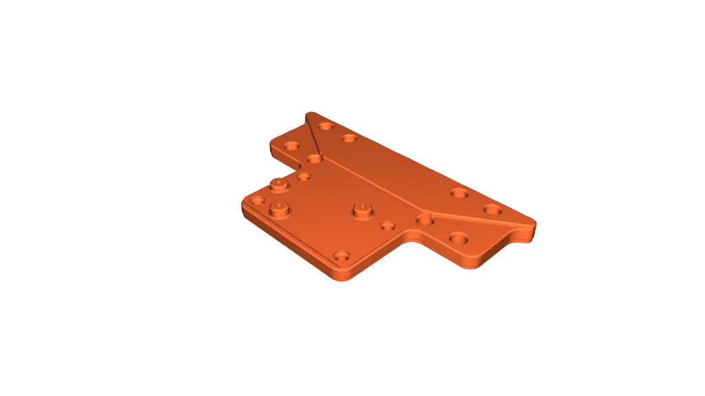 Adapter Plate flat bed by 3D verse | Download free STL model ...