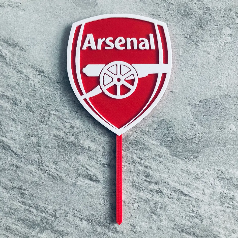 cake topper ARSENAL by rovnanik | Download free STL model | Printables.com