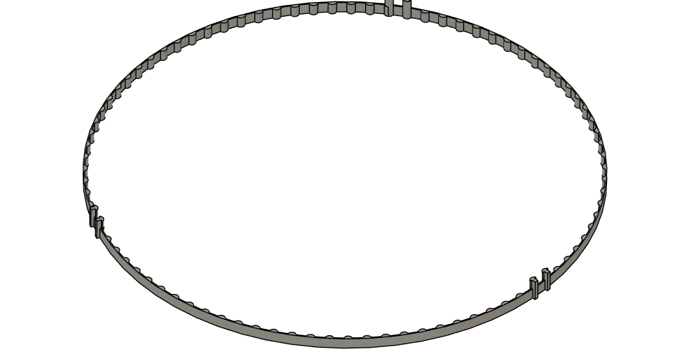 Knitting Machine Belt by DickF | Download free STL model | Printables.com
