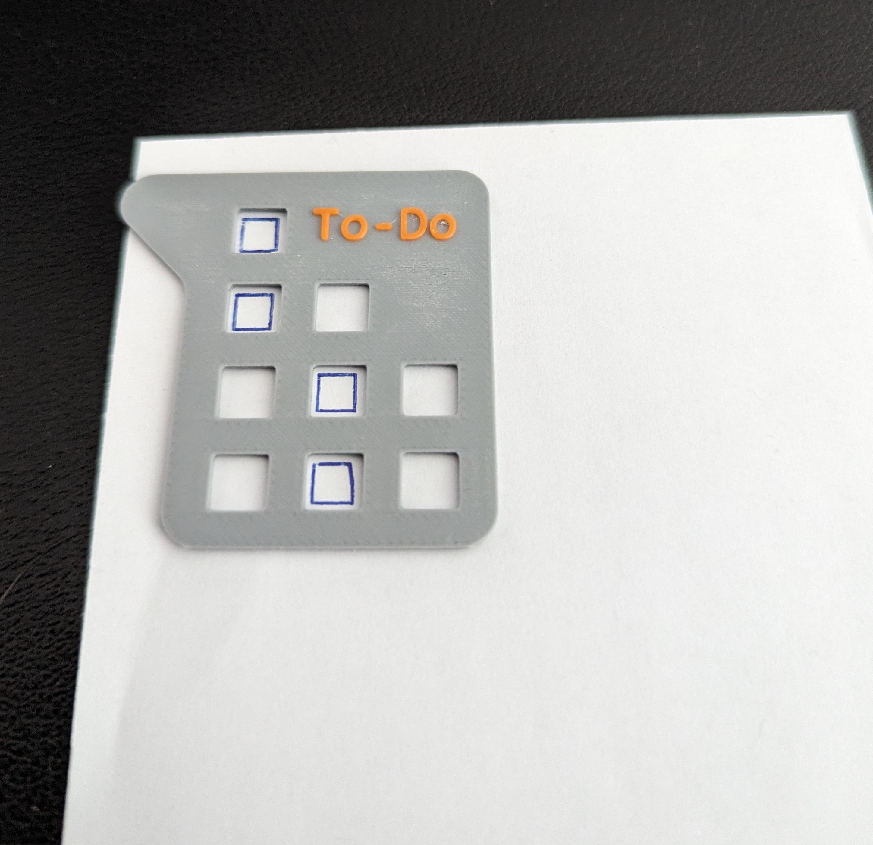 To-Do checkbox template by Thomas_H | Download free STL model ...