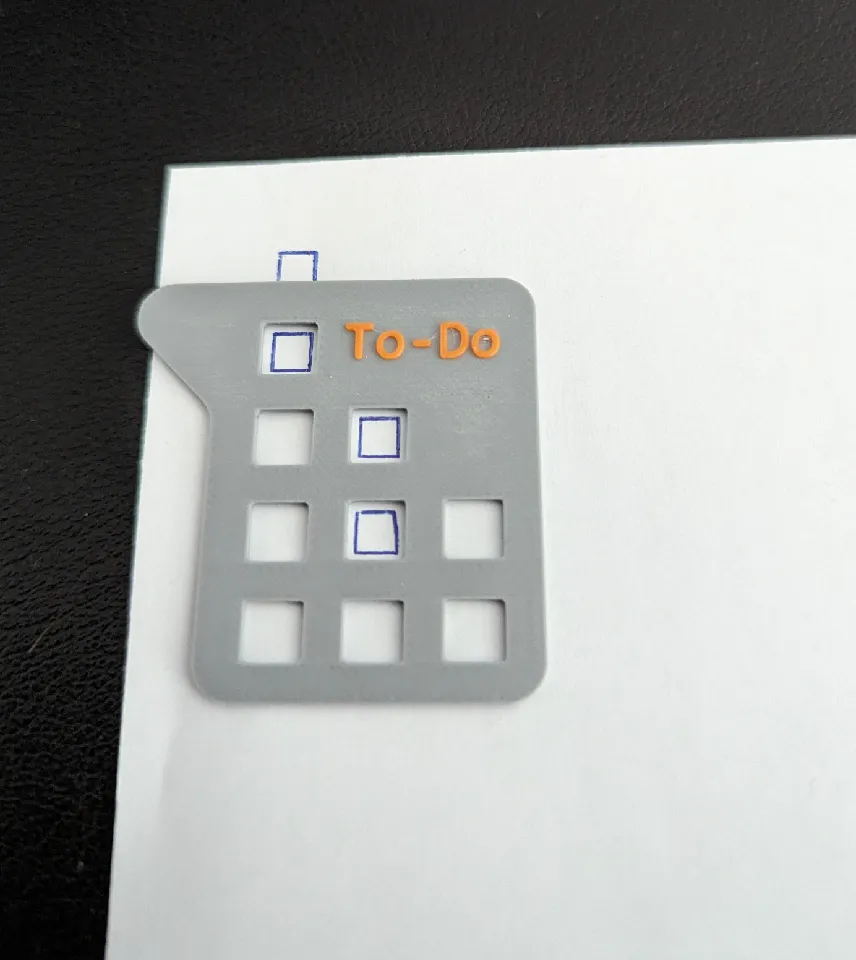 To-Do checkbox template by Thomas_H | Download free STL model ...