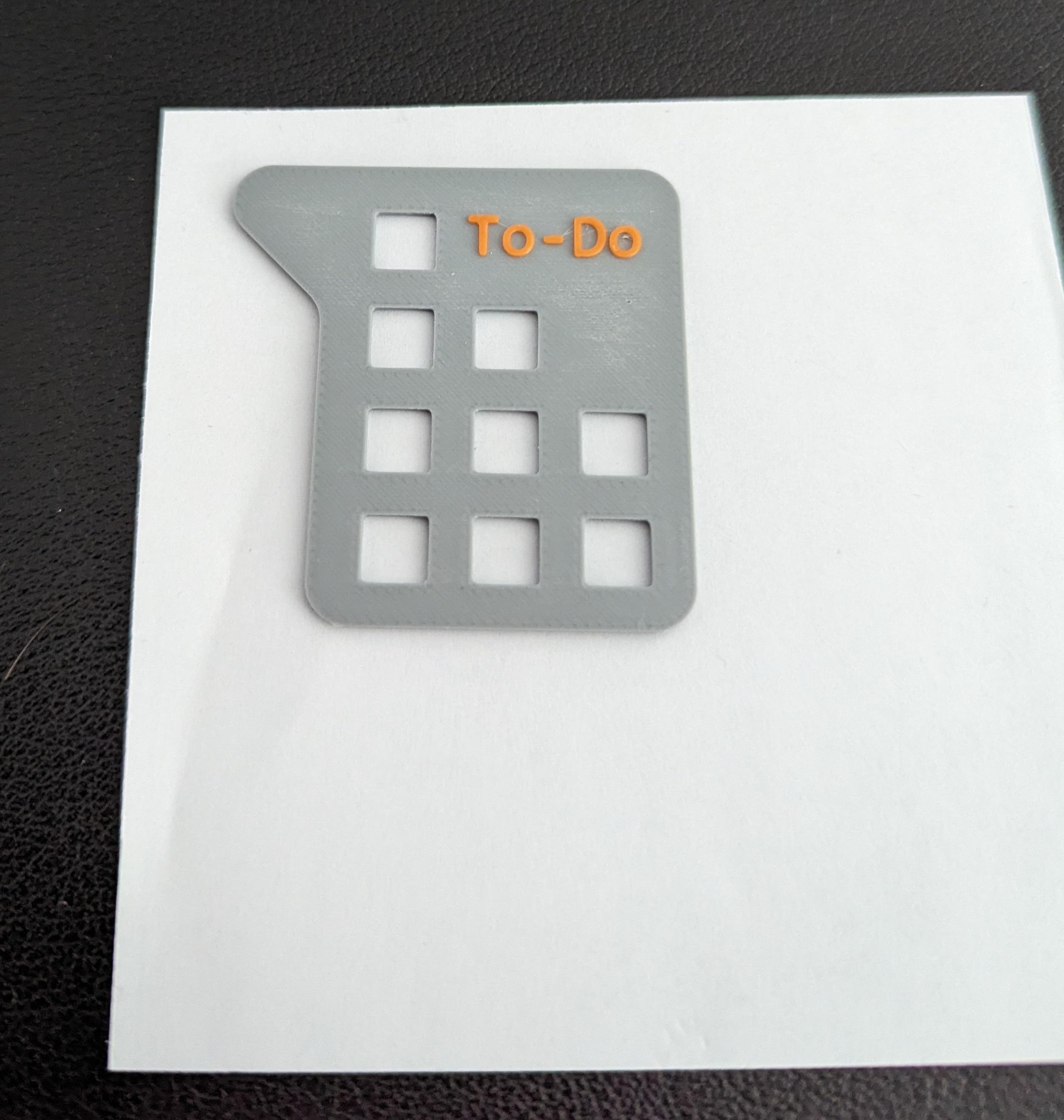 To-Do checkbox template by Thomas_H | Download free STL model ...