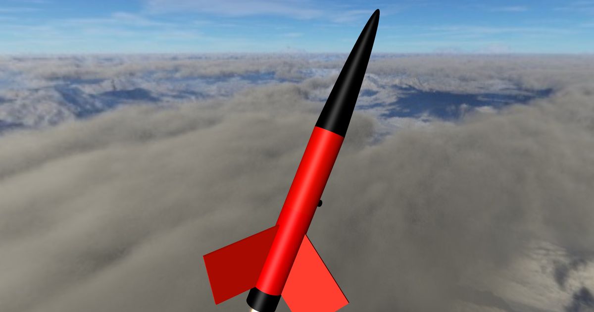 Red Max v1.1 Model Rocket Kit - Extreme Series by David Frey | Download ...