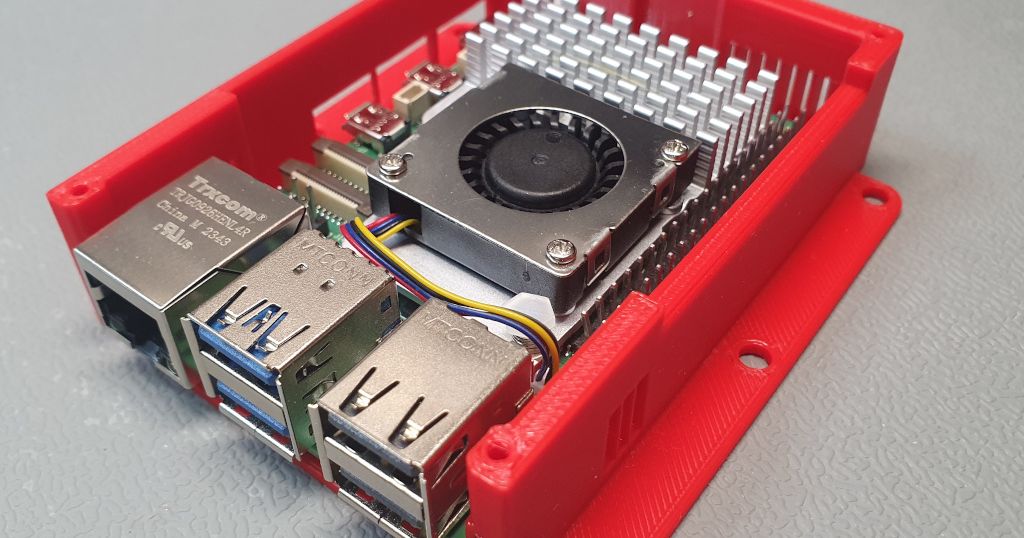 Raspberry Pi 5 case, VESA mount od autora Waebis-Lab | Stáhněte si ...