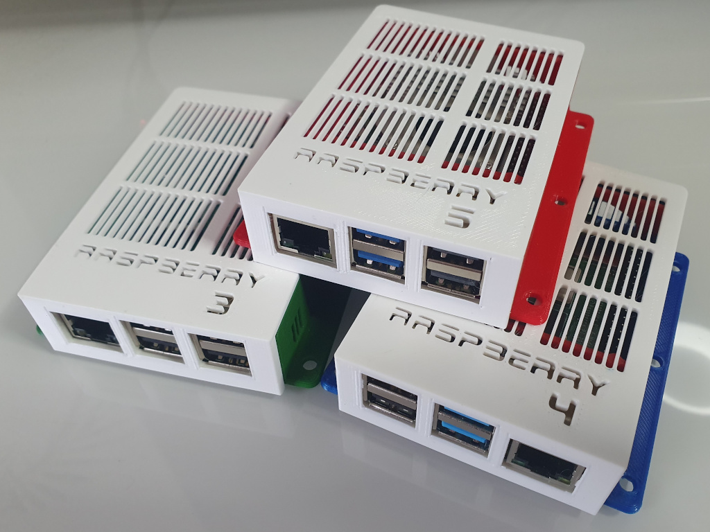 Raspberry Pi 5 quality case, with VESA mount (V3.6) by Waebis-Lab ...