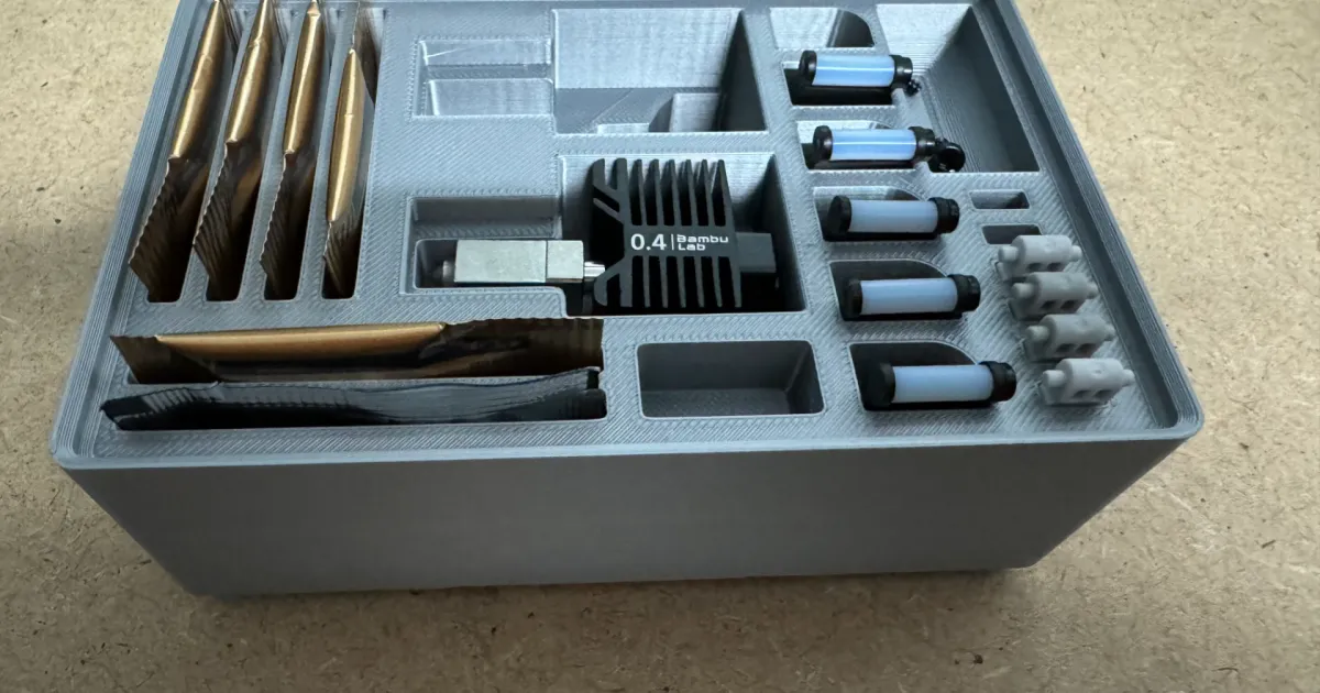 Gridfinity Bambu Lab X1C Storage Box by Diogo Resende | Download free ...