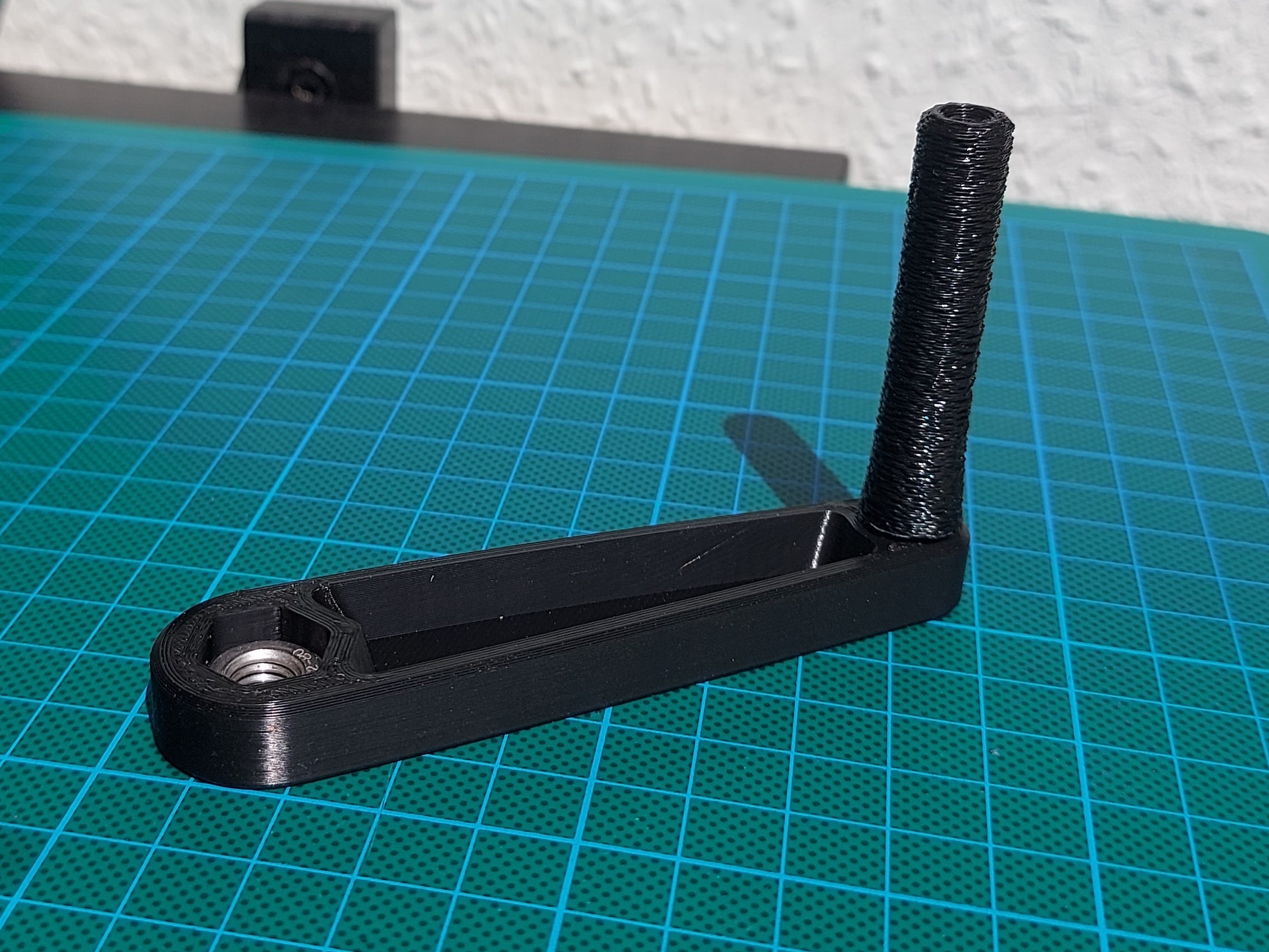 Hand Crank for M8 Hex Nut (13mm Hex), easy to print, no supports by ...