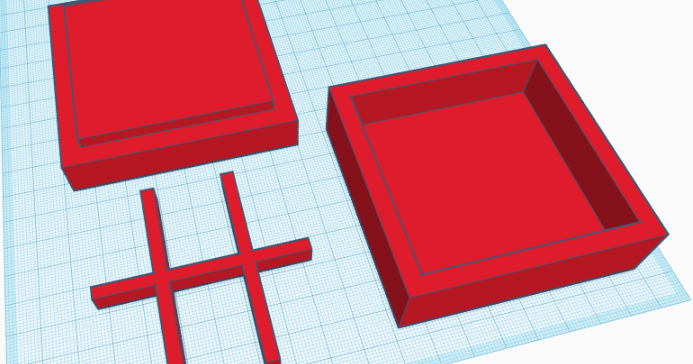 Simple Box with Add-On Organizer by MeNameJake | Download free STL ...