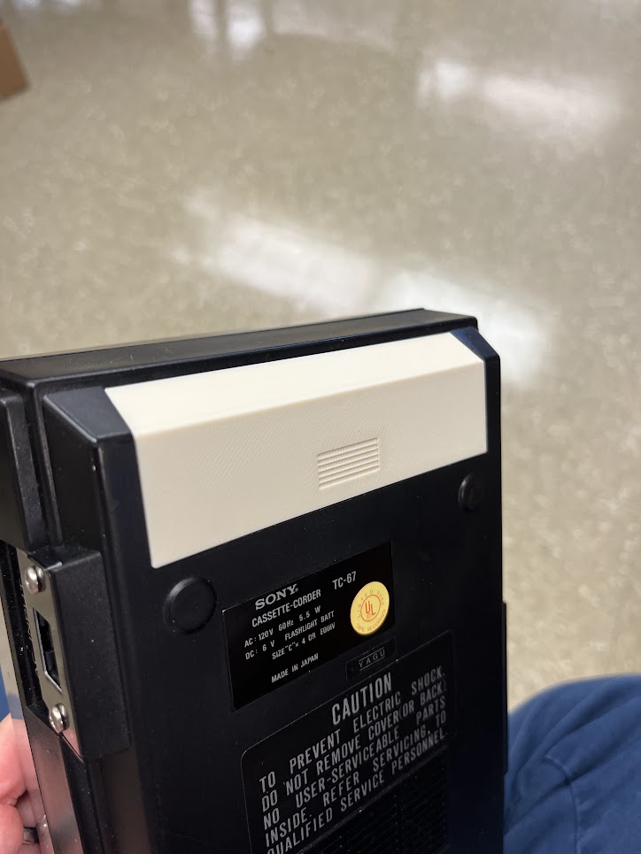 Battery Cover for Sony TC-67 Cassette Corder by cd_collection ...