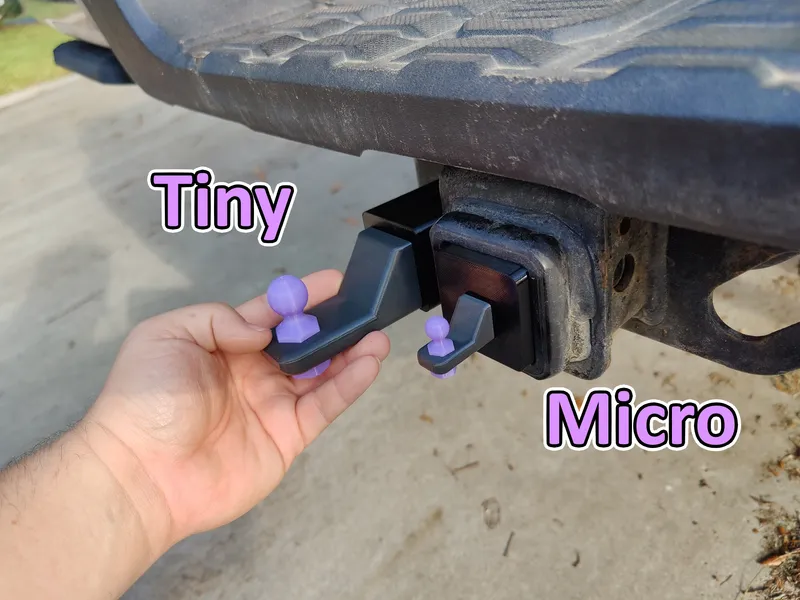 Tiny Trailer Hitch by alobal | Download free STL model | Printables.com