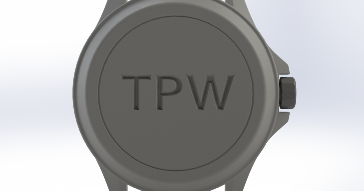 The Printable Watch Demo Files by ThePrintableWatch | Download free STL ...