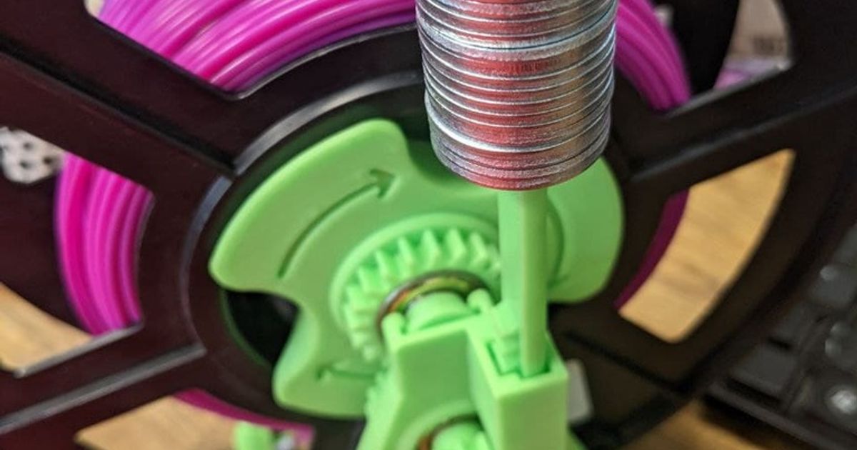 M8 Track for Auto-Rewind Spool Holder by thinkl33t | Download free STL ...