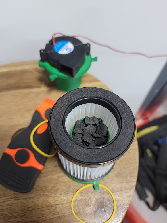 Simple HEPA + Carbon Filter by thelonecabbage | Download free STL model ...