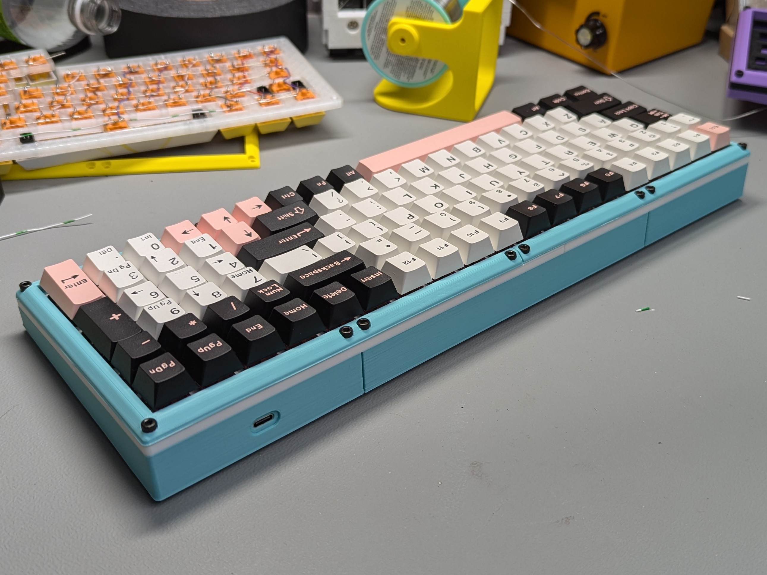 MECHANICAL KEYBOARD 96% 1800 Compact Full Size by Mad Mod Labs | Download free STL model ...