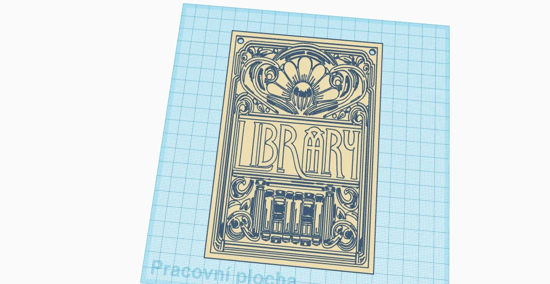 Library by Eva Máčová | Download free STL model | Printables.com