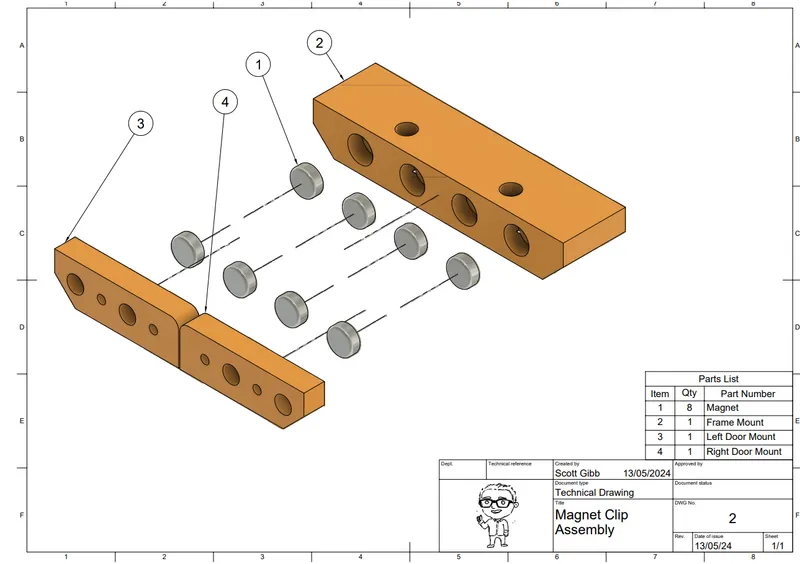 Printer Enclosure Doors by Scott Gibb | Download free STL model ...