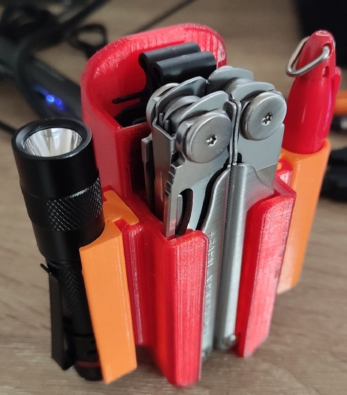 Modular Leatherman Wave plus + Bit Kit Holster by Battousai | Download ...