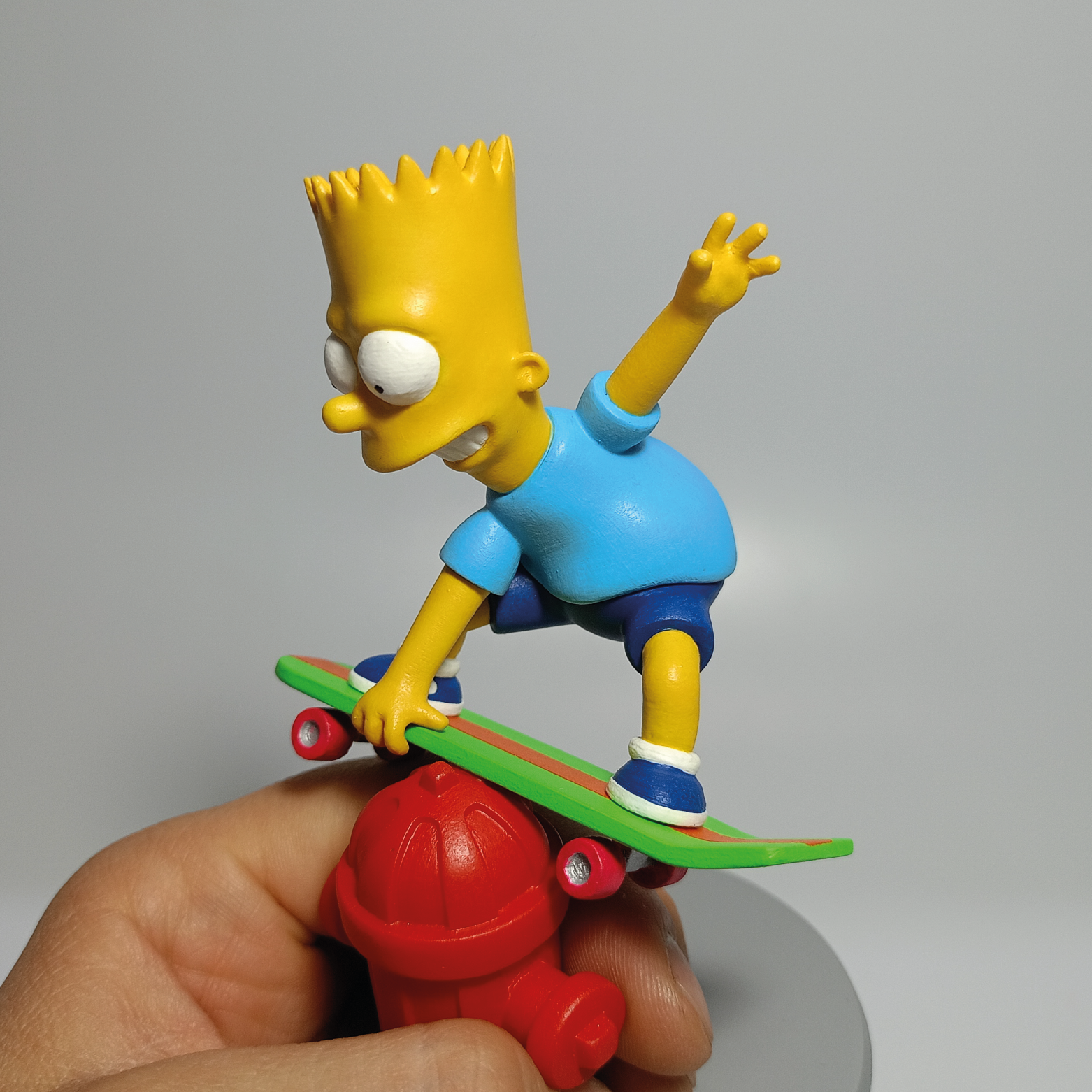 Bart Skateboard color printing by printastic 3d | Download free STL ...