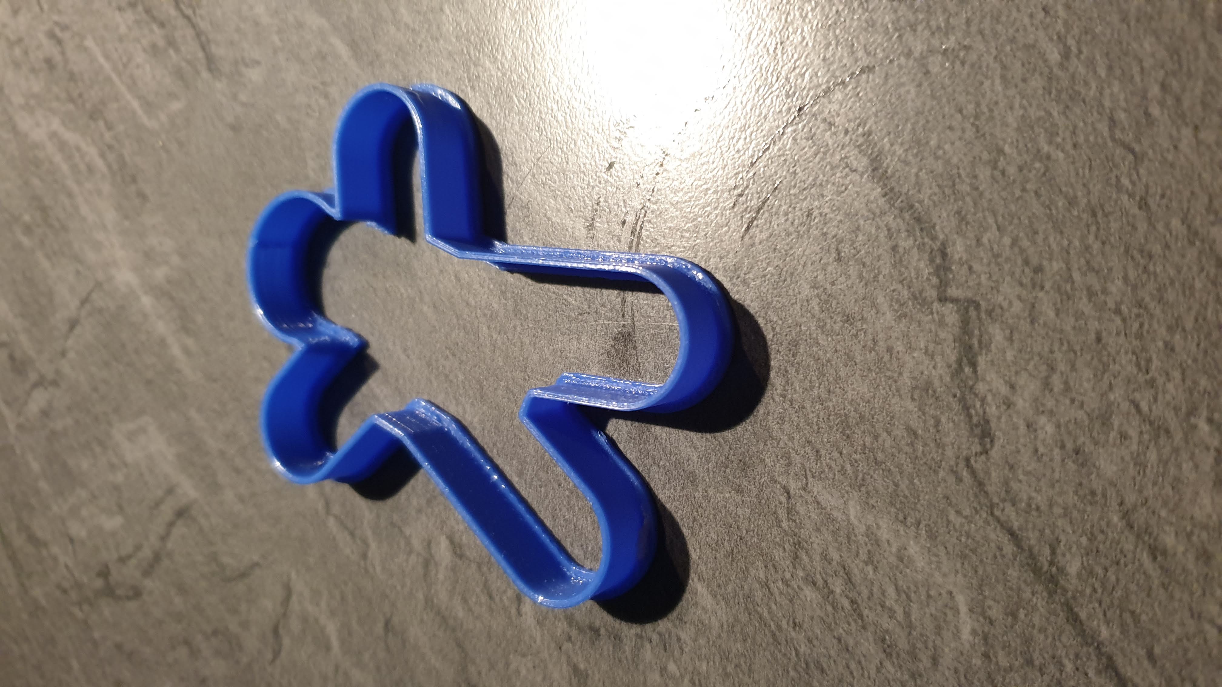 little gingerbread man cookie cutter by Sheckmann | Download free STL ...