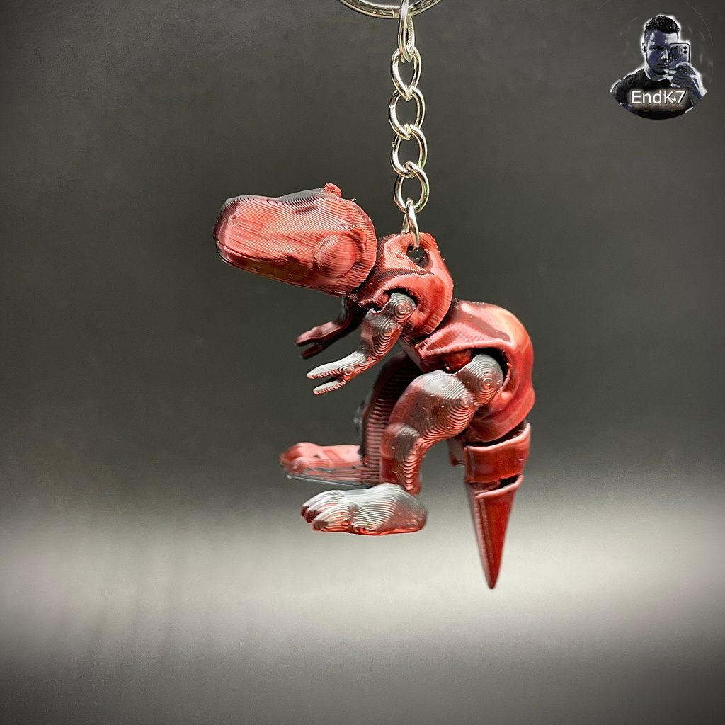 Tiny T-Rex Keychain by EndK7 | Download free STL model | Printables.com