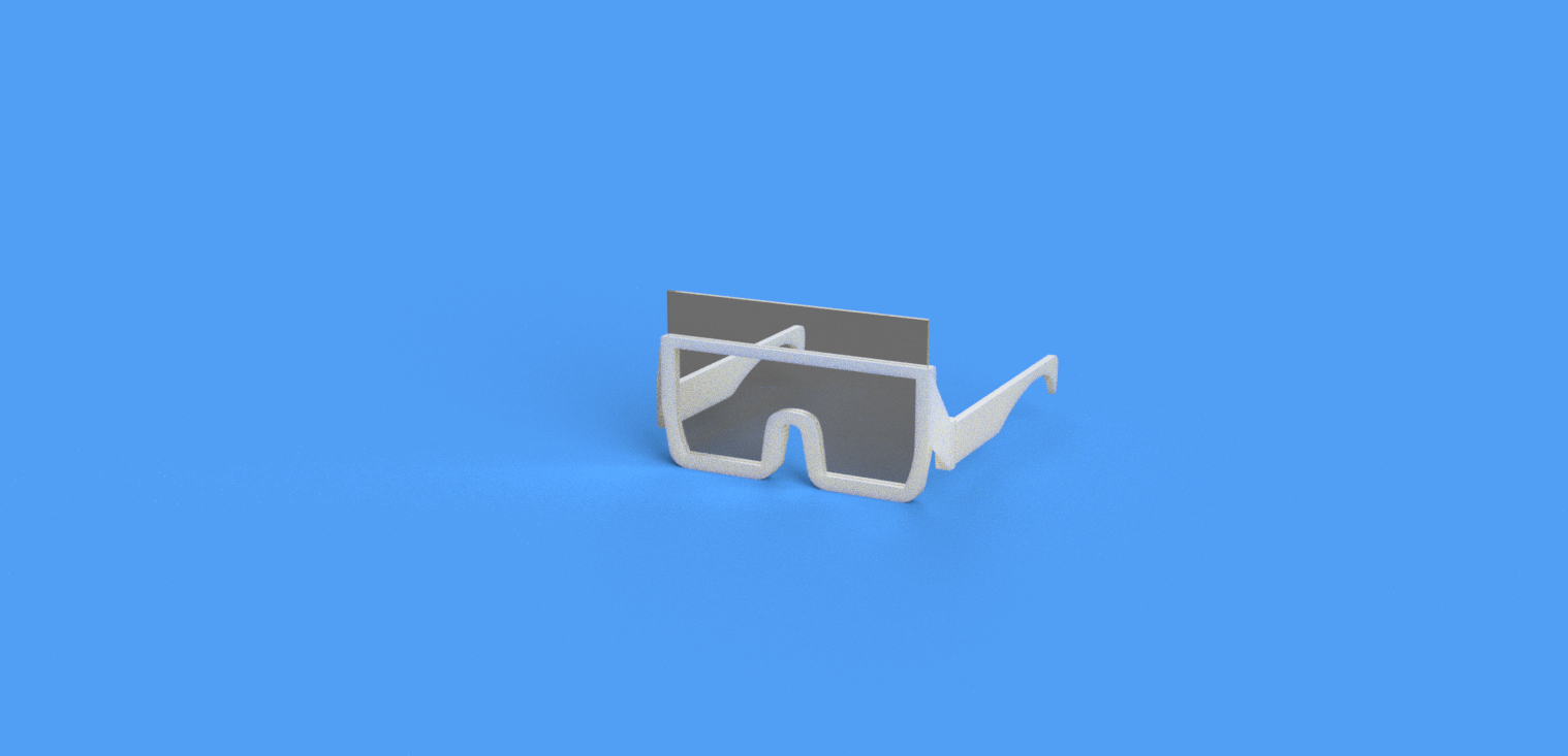 Pocket Face shield by Shikko | Download free STL model | Printables.com