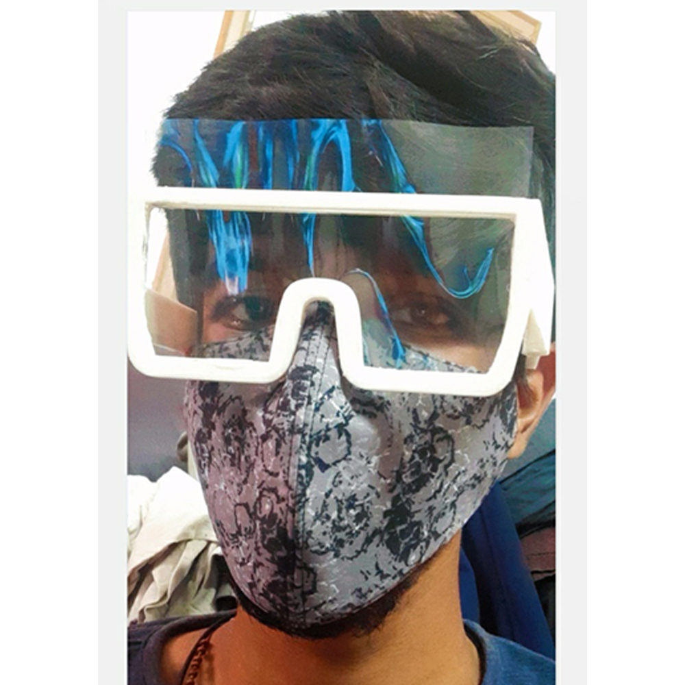 Pocket Face shield by Shikko | Download free STL model | Printables.com