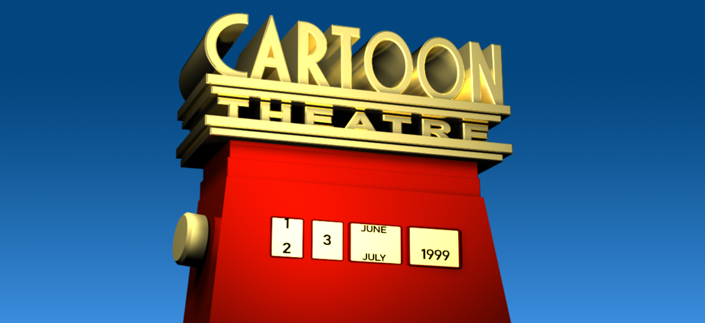 Cartoon Theatre logo stand by chrism1994 | Download free STL model ...