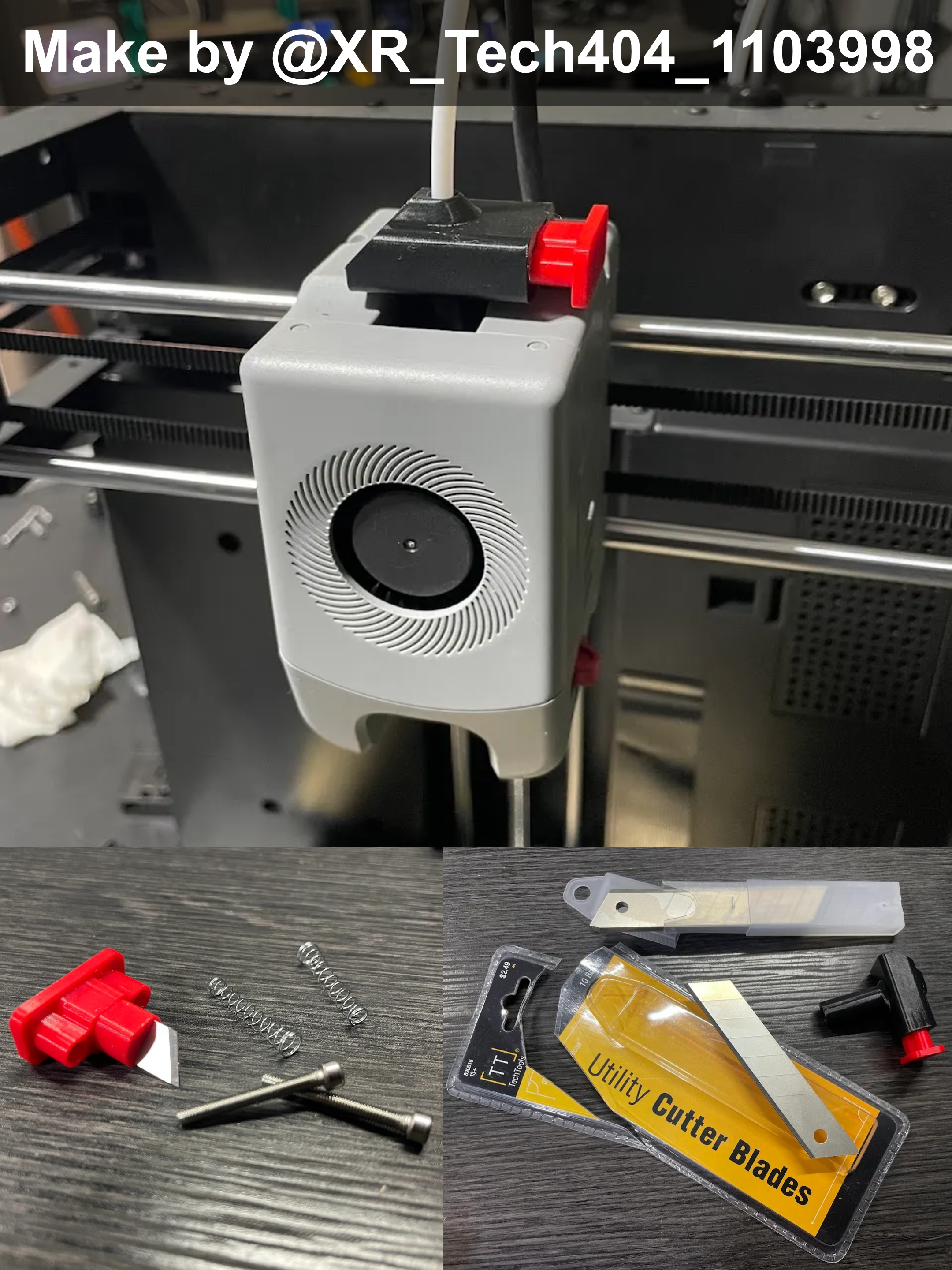 Flashforge Adventurer 5M (AD5M) Filament Cutter - compatible with DIY ...