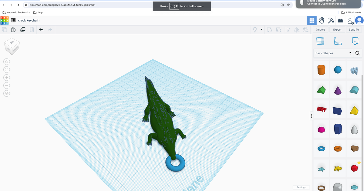 crock keychain by Design-lord-762 | Download free STL model ...