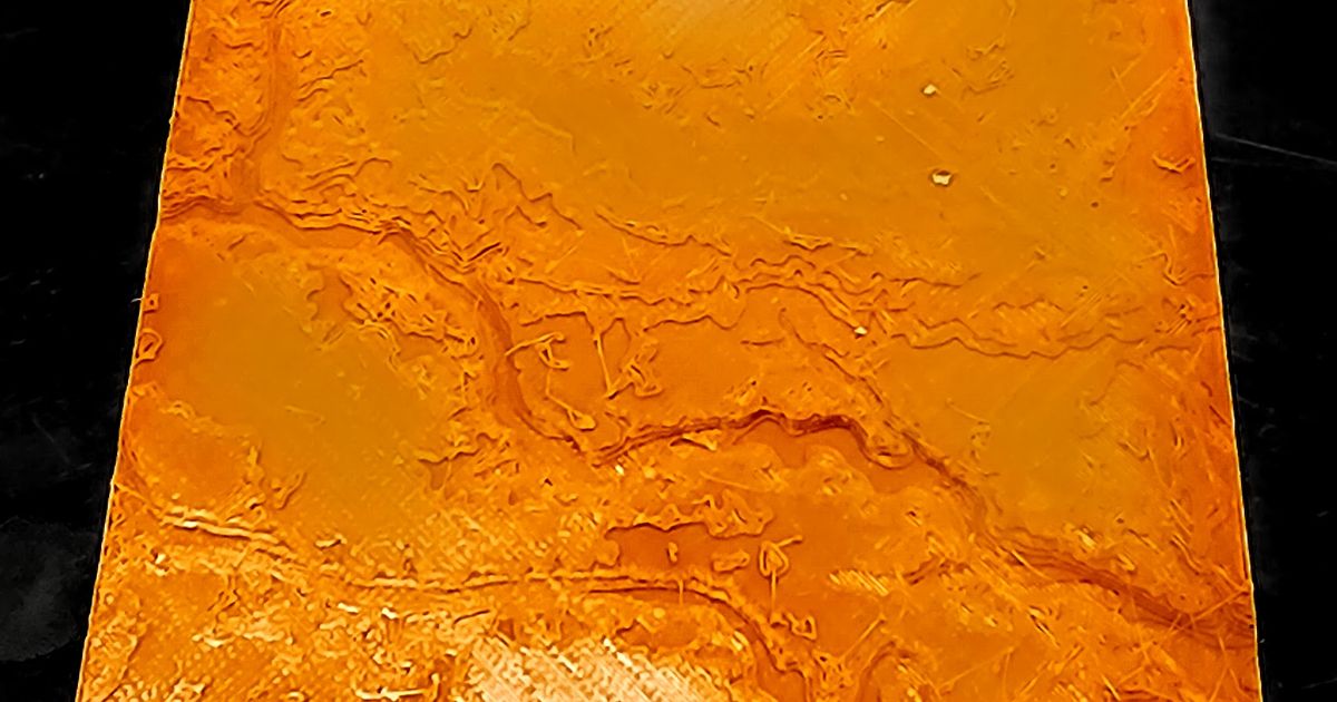 Custom Raised Relief Map by MrEricSully | Download free STL model ...