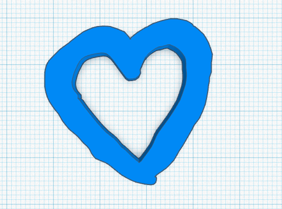 Heart stencil by Random mtb guy | Download free STL model | Printables.com