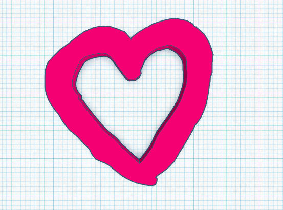 Heart stencil by Random mtb guy | Download free STL model | Printables.com