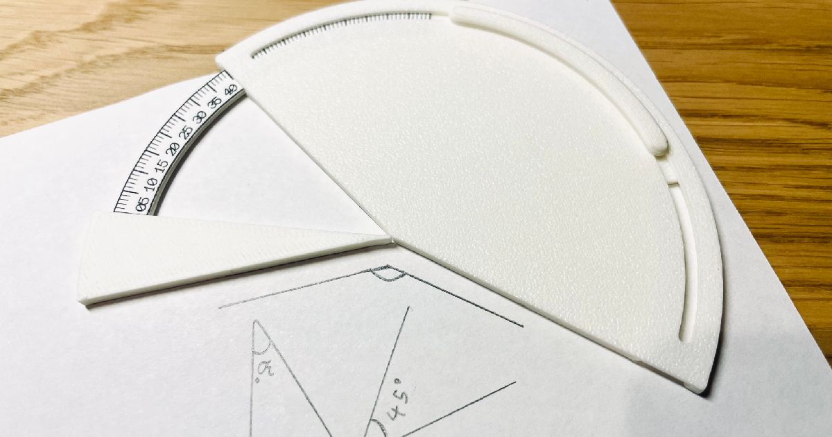 ZeroPivot Protractor by Tech Tastic | Download free STL model ...