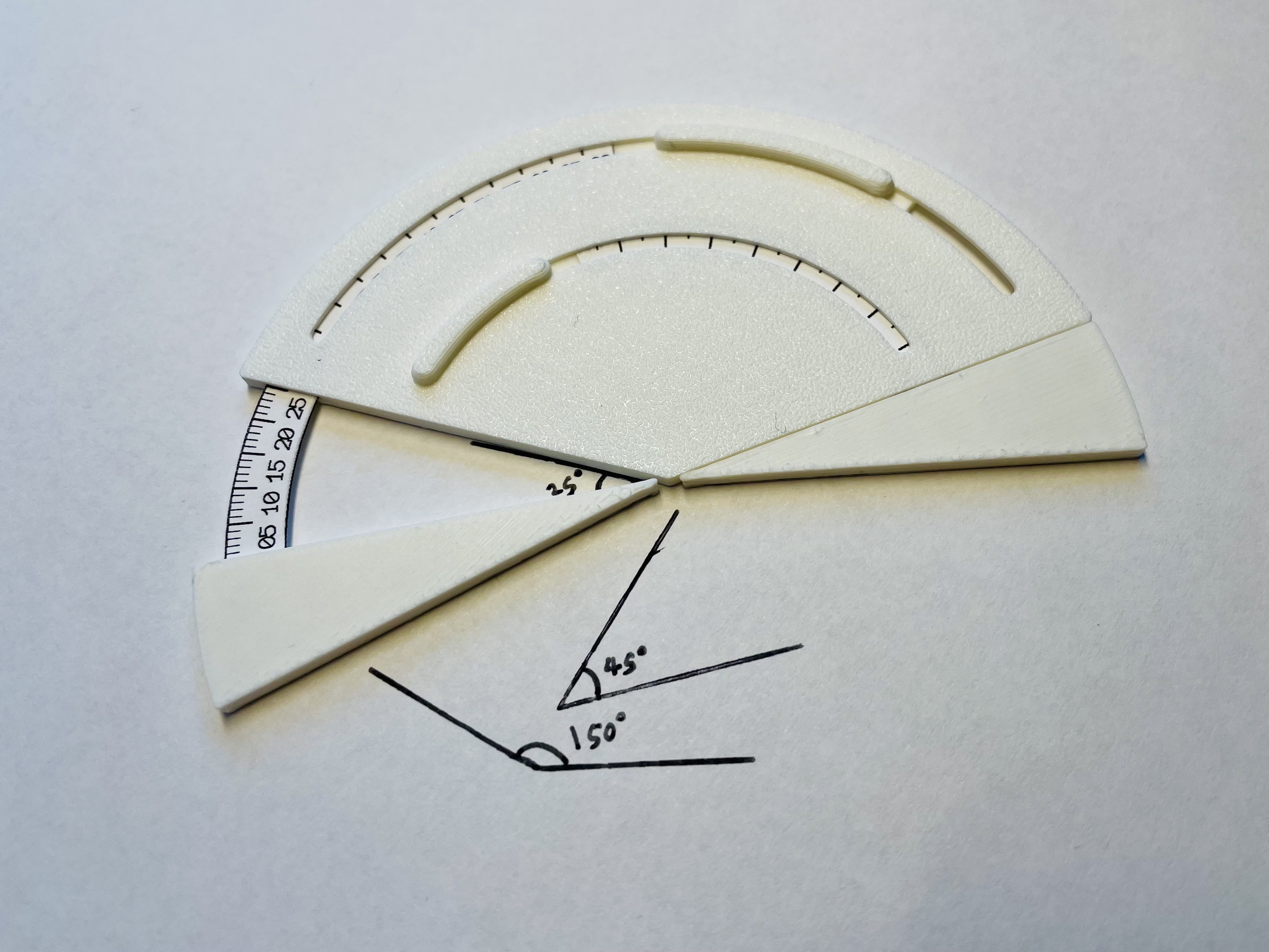 ZeroPivot Protractor V2 by Tech Tastic | Download free STL model | Printables.com