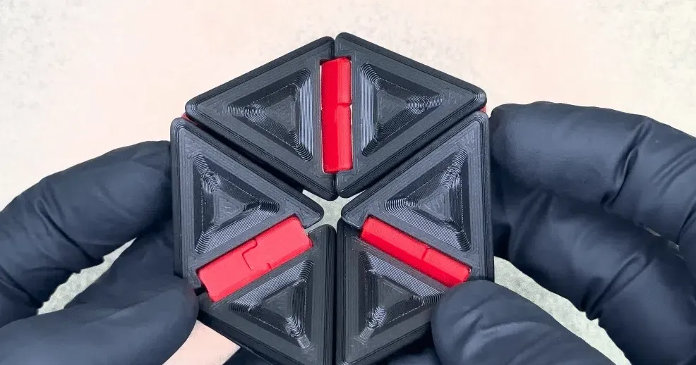 Infinite Hexagon v2.0 | Triangles by Pro3DTinkering | Download free STL ...