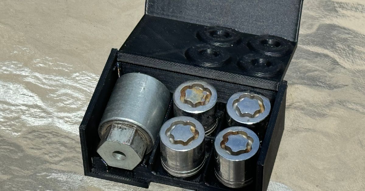 Subaru Wheel Lock Storage Box by zymurgtechnician | Download free STL ...