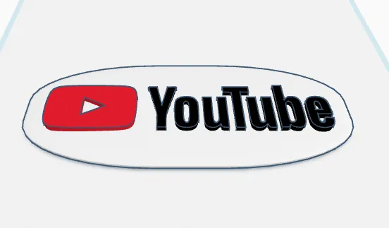 3D printing Youtube logo by Manoj Kumar | Download free STL model ...