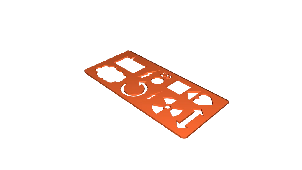 Normographe formes GC by GC 3D | Download free STL model | Printables.com
