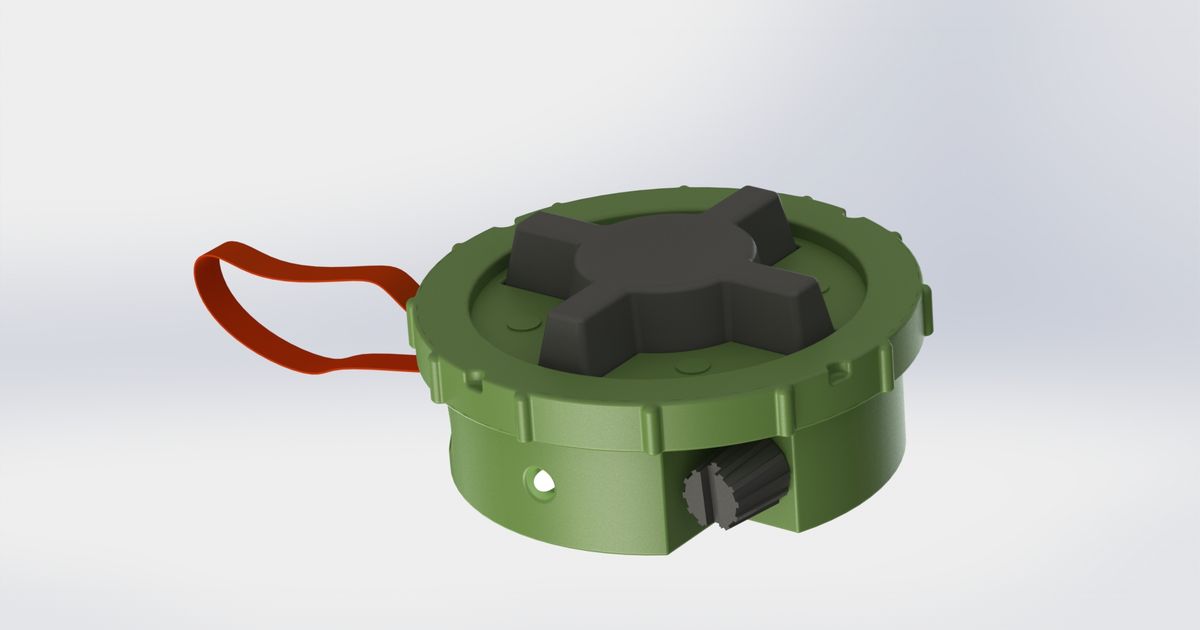 PMN - 3 (Antipersonnel Landmine) by Mumiell | Download free STL model ...