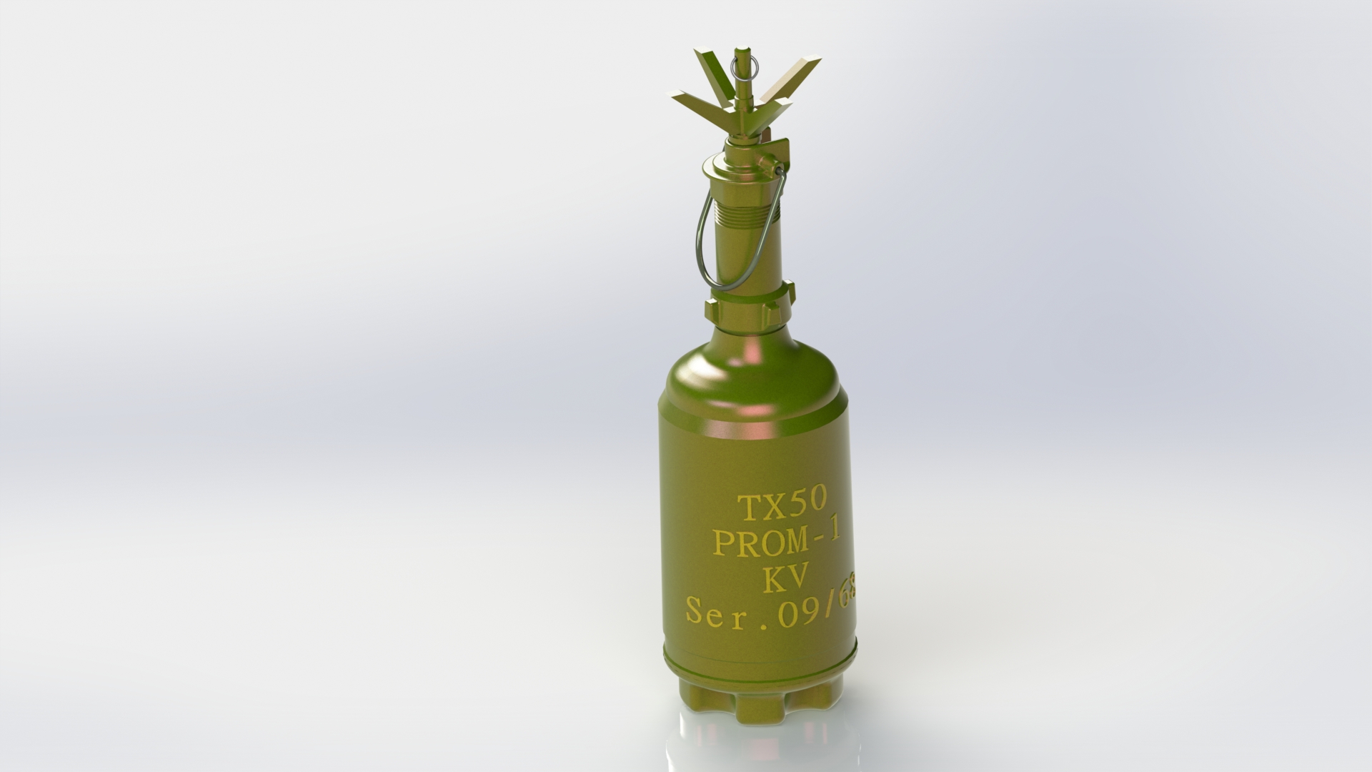 PROM - 1 (Antipersonnel Landmine) by Mumiell | Download free STL model ...