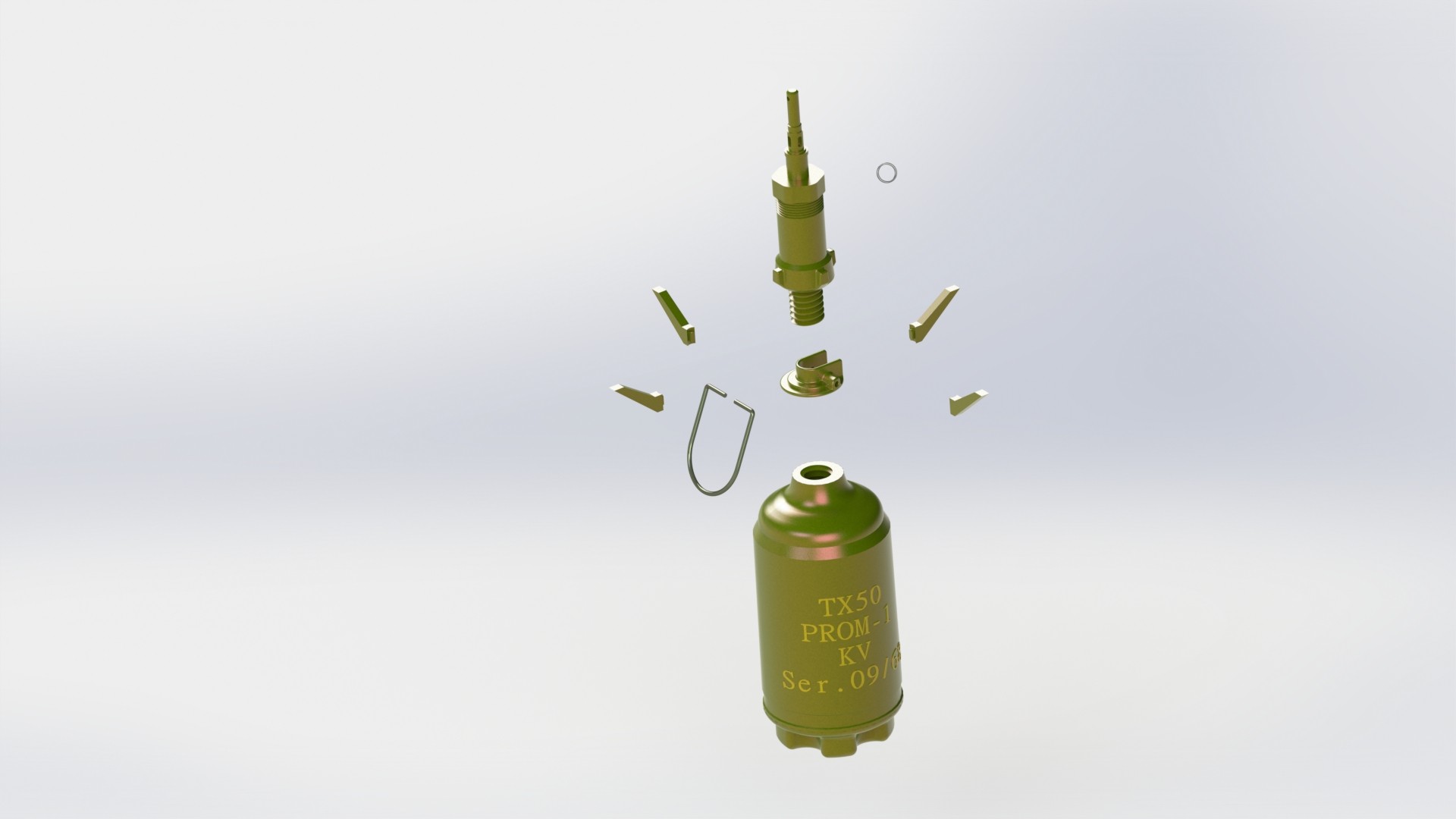 PROM - 1 (Antipersonnel Landmine) by Mumiell | Download free STL model ...