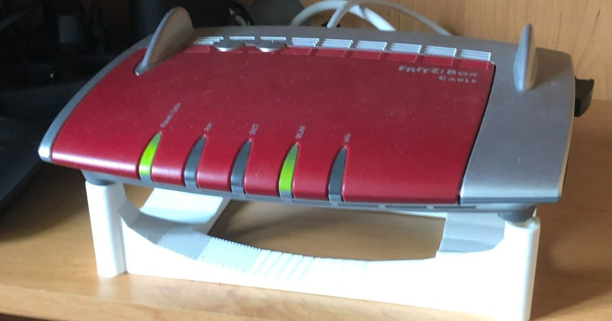 AVM Fritzbox 6490 Cable Stand by Lorenz H | Download free STL model ...