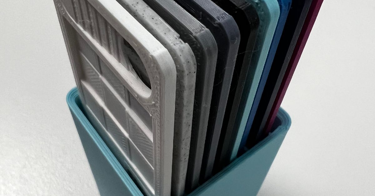 Gridfinity Filament Sample Storage by stgo | Download free STL model | Printables.com