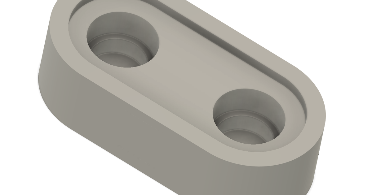 Female 2p plug magnetic connector (6x3) by HitLuca | Download free STL ...